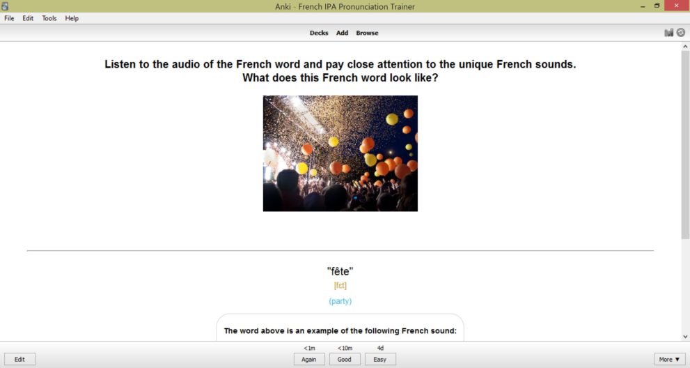French Pronunciation Guide: French IPA Anki Flashcards | SPEAKADA