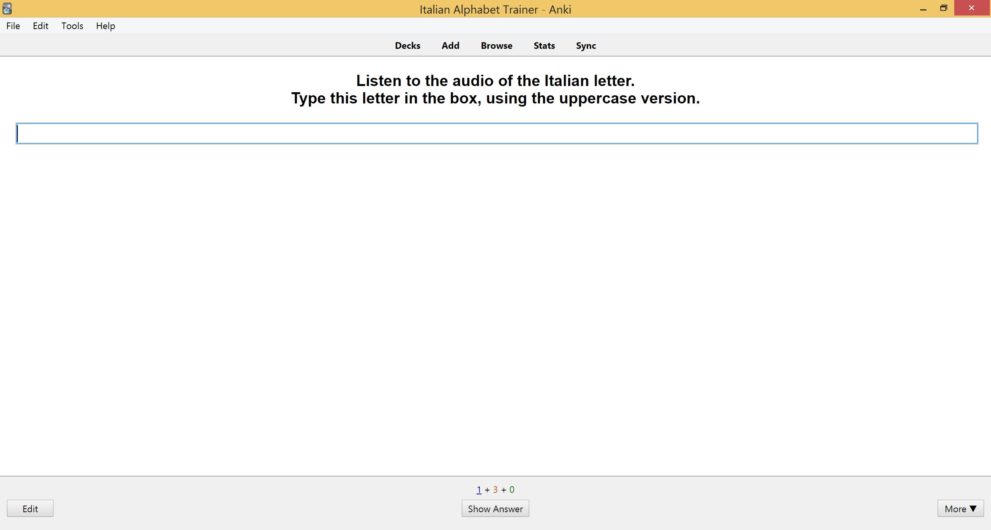 Italian Alphabet Flashcards: Anki for Beginners | SPEAKADA