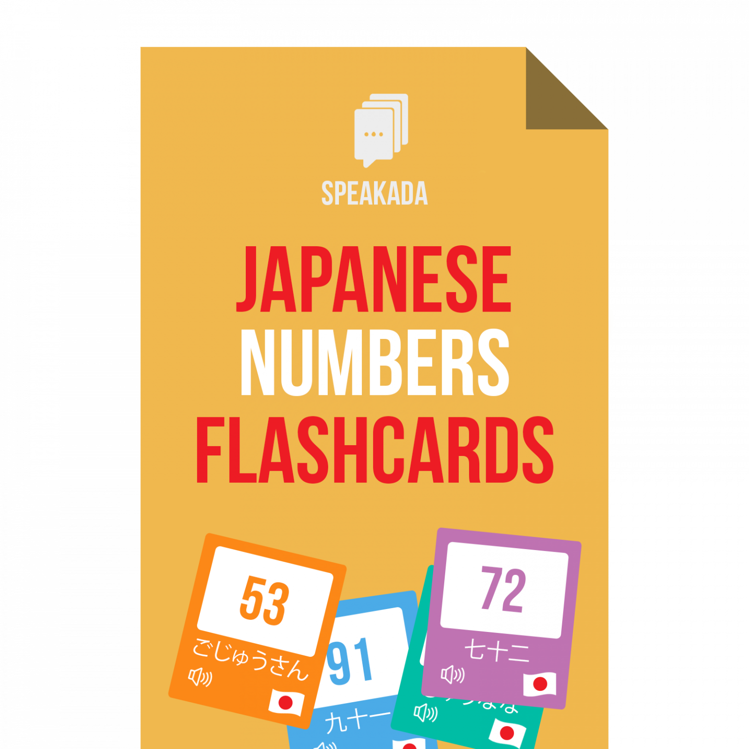 Count in Japanese With Japanese Numbers Flashcards for Anki Now – SPEAKADA