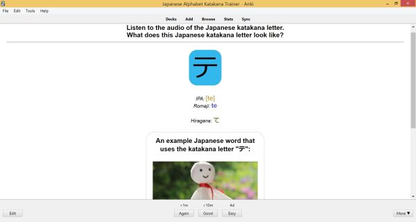 Japanese Alphabet Katakana Flashcards With Anki for Beginners – SPEAKADA