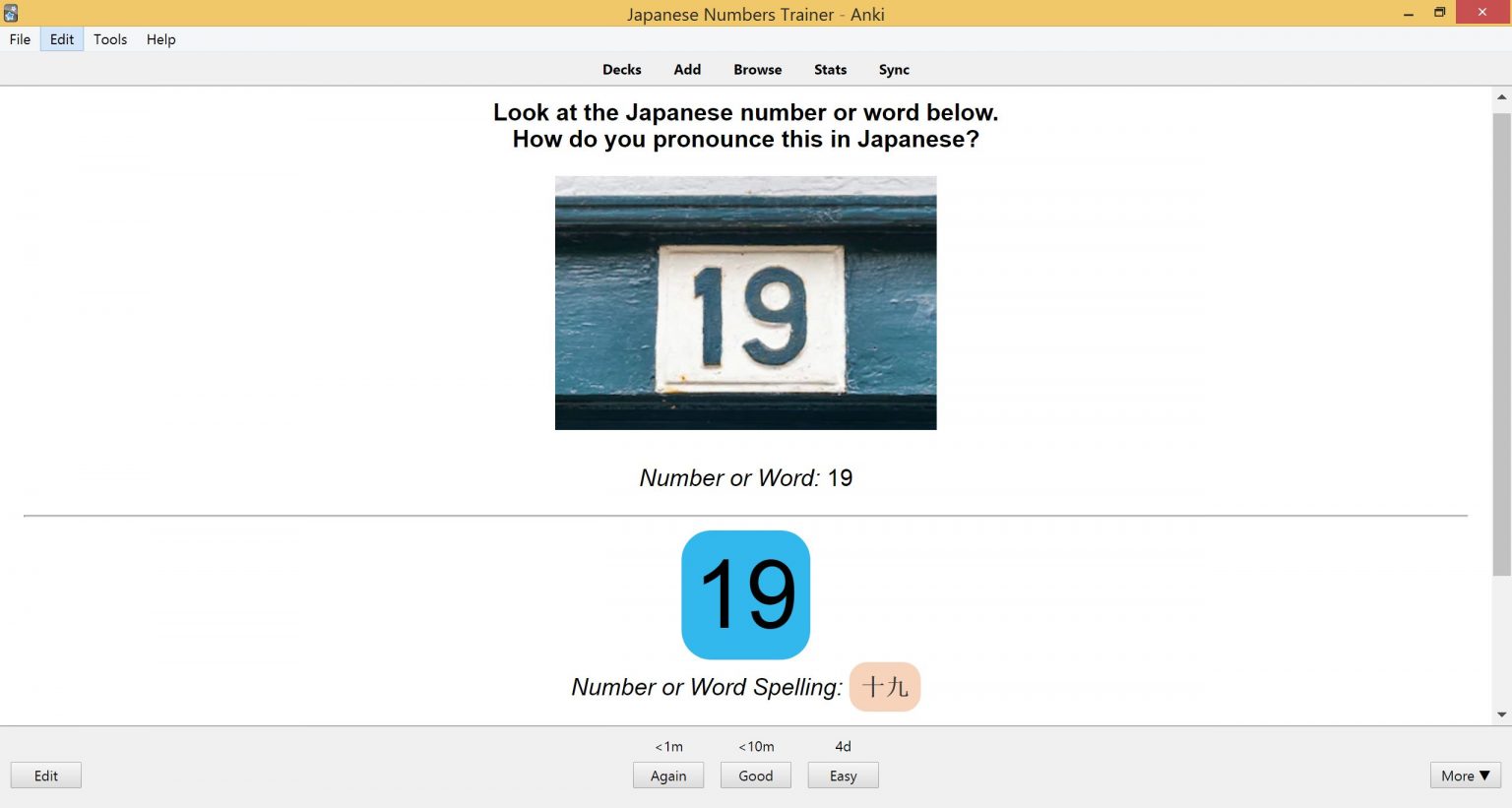 Count in Japanese With Japanese Numbers Flashcards for Anki Now – SPEAKADA