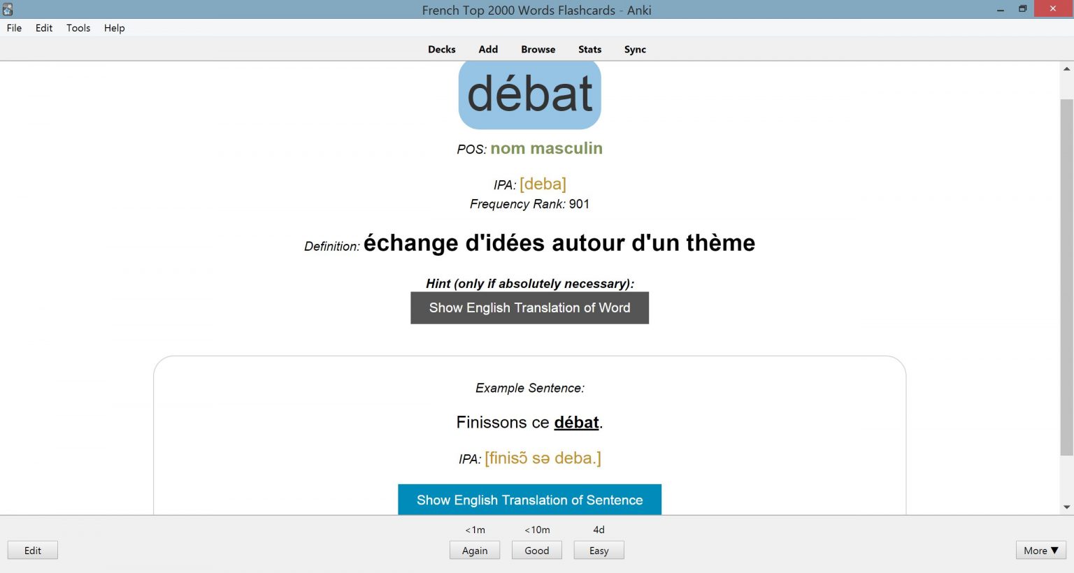 2000 Most Common French Words Anki Flashcards SPEAKADA 2000-most-common-french-words-anki-flashcards-speakada