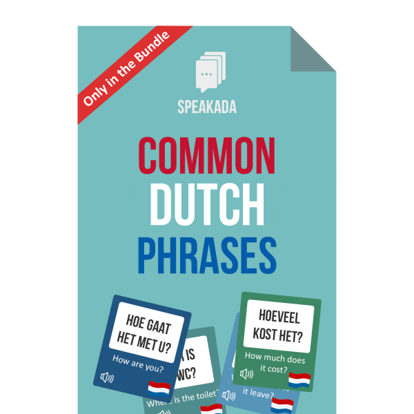 Common Dutch Phrases Anki Flashcards | SPEAKADA