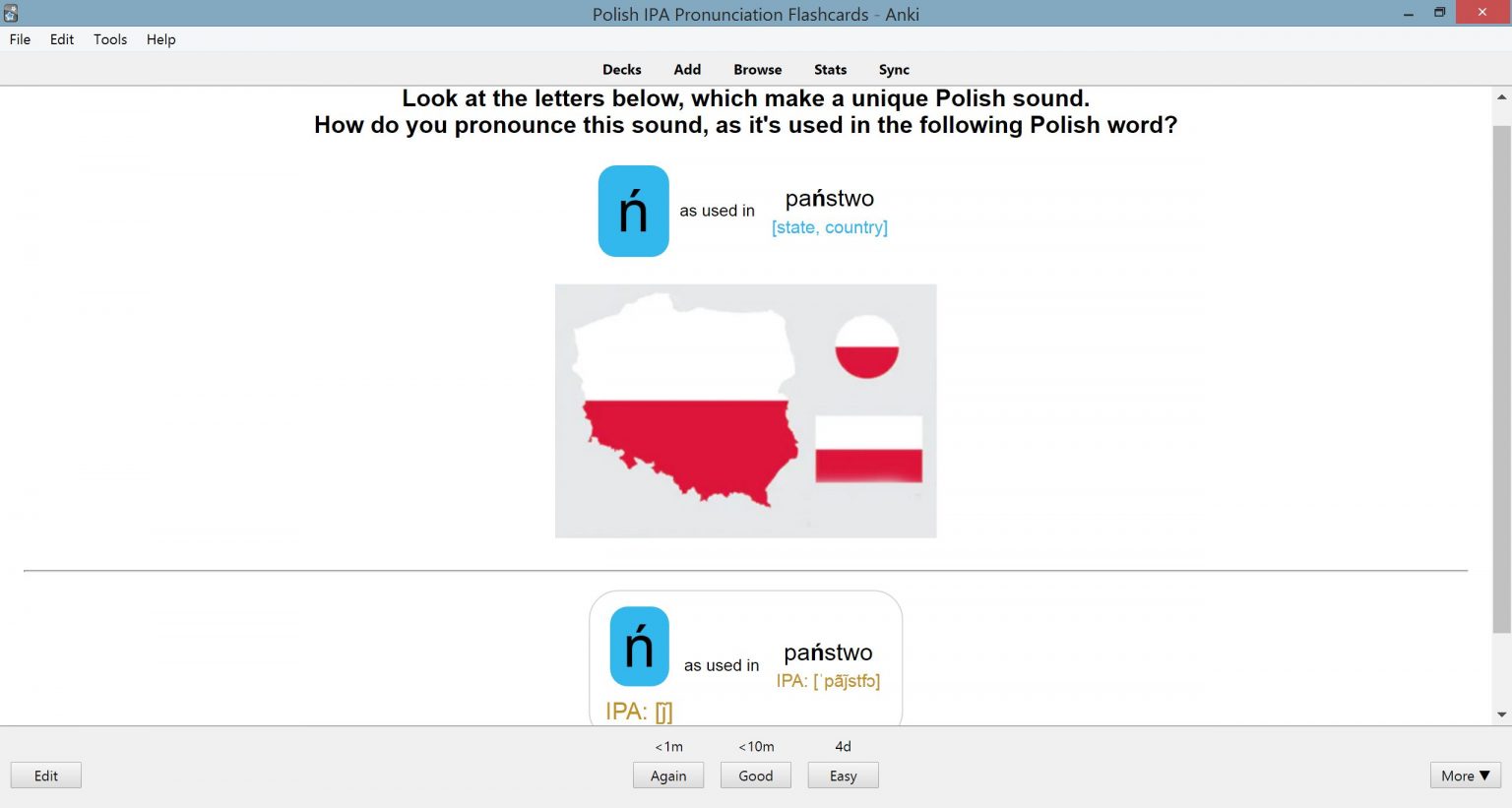 Polish Pronunciation Guide: Polish IPA Anki Flashcards | SPEAKADA