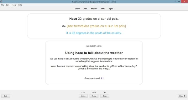 Spanish Grammar Beginner Flashcards (A1&A2) – SPEAKADA