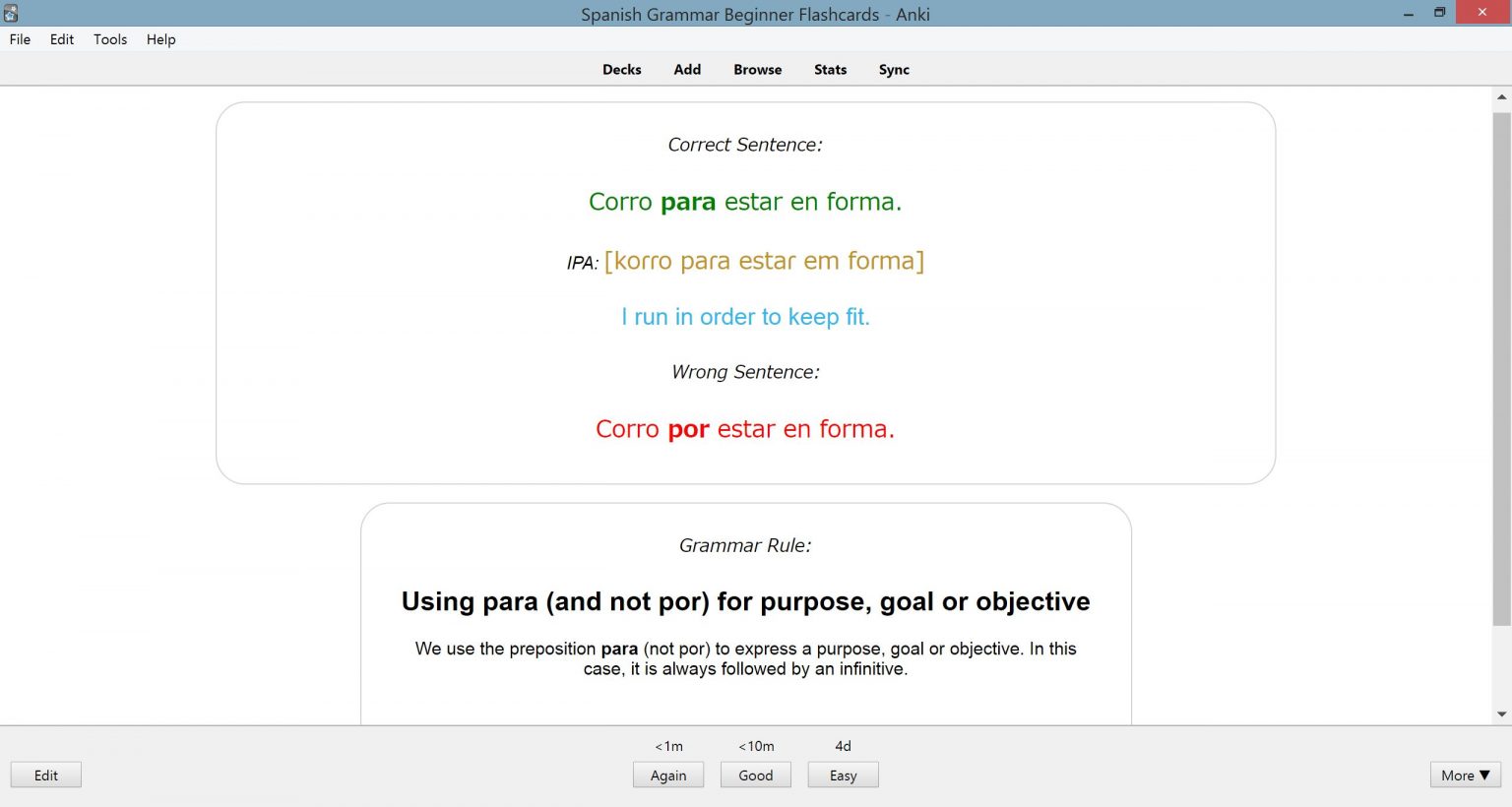 Spanish Grammar Beginner Flashcards (A0,A1&A2) – SPEAKADA
