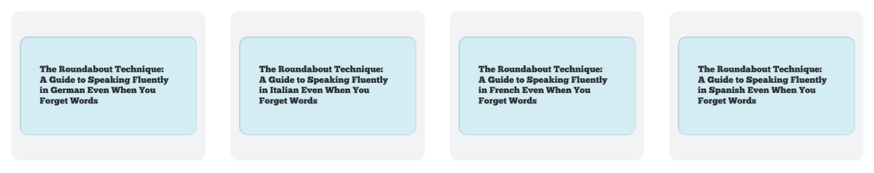 Roundabout Technique & Circumlocution Examples – SPEAKADA