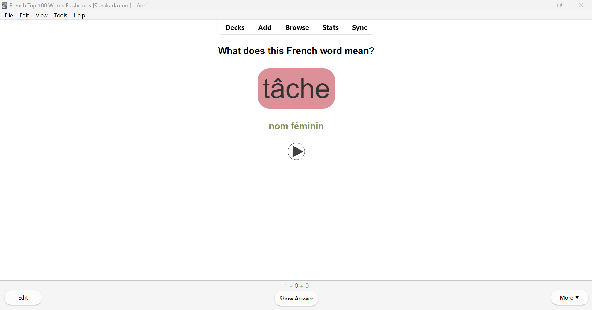 Top 100 Words Flashcards – SPEAKADA
